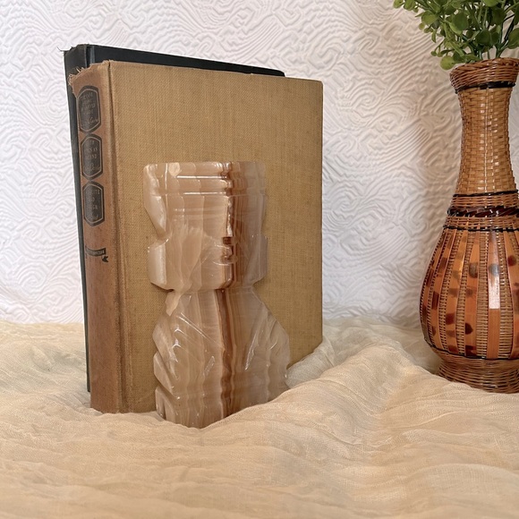 Vintage | Art | Vintage Aztec Mayan Tiki Carved Marble Onyx Stone ...